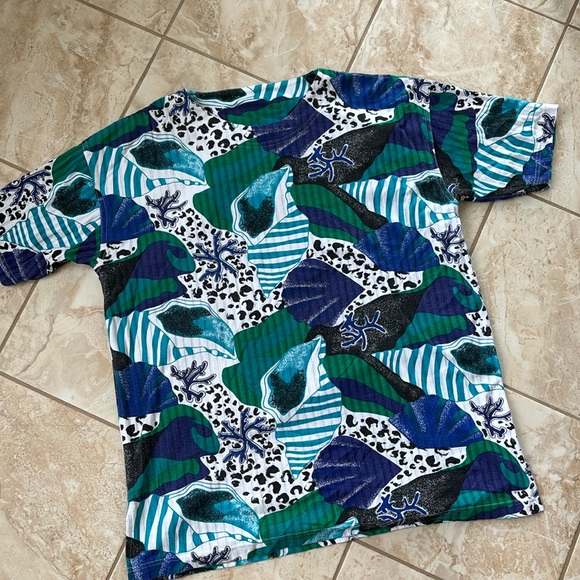 Shirts | Vintage Abstract Aop Shirt | Poshmark